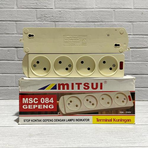 Jual MITSUI MSC 084 STOP KONTAK 4 LUBANG TERMINAL GEPENG PIPIH KUNINGAN SNI - Kota Tangerang ...