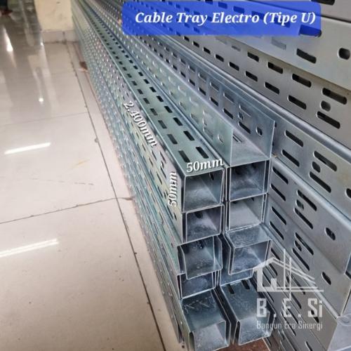 Jual Cable Tray 50 x 50 x 2400 mm Electro Galvanis Type U - Kota ...