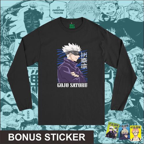Jual Kaos Baju Anime Gojo Satoru 2 Jujutsu Kaisen Lengan Panjang - Kota ...