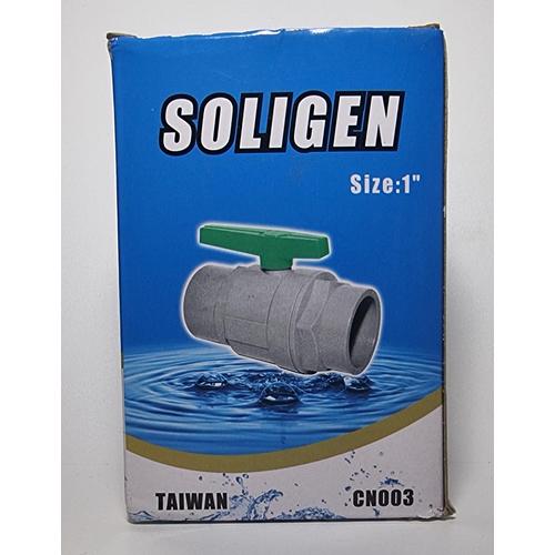 Jual Stop Kran / Ball valve PVC SOLIGEN 1" - Jakarta Timur - toko ...
