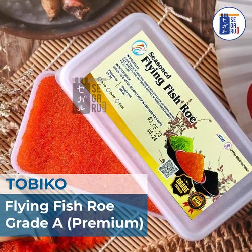Jual Tobiko Orange Flying Fish Roe Premium | Telur Ikan Sushi Halal ...