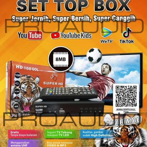Jual set top box murah super hd 168 gol kijang digital antenna uhf original - Harimau - Kota ...