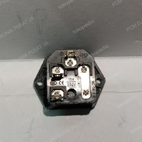Jual 2121 socket soket ac cpu power chasis box plus fuse jadi 1 ...