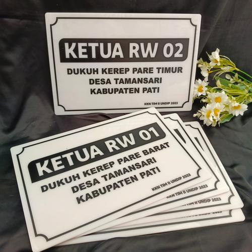 Jual Sign board/papan nama akrilik/tulisan akrilik/papan nama - 15x40 ...