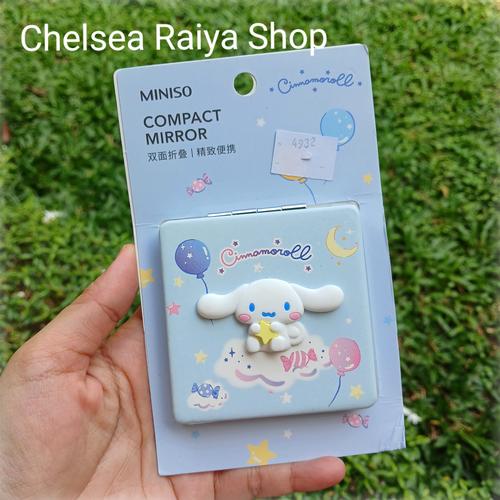 Jual Miniso Sanrio Cinnamoroll Compact Miror Cermin Saku 8x8cm ...