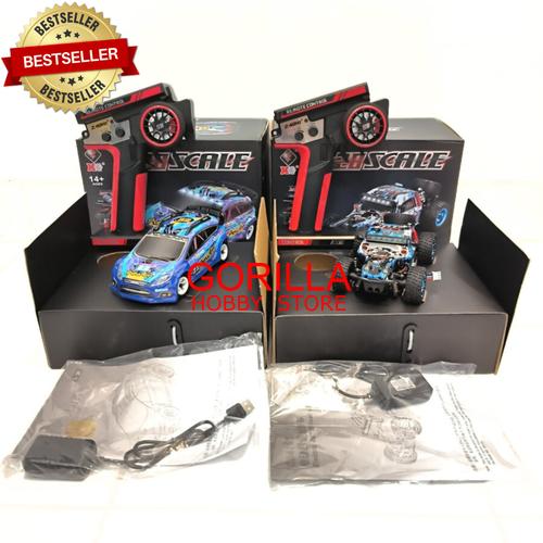 Jual V8 wltoys 284010 rc rally 284161 desert off road full propo 1:28 ...