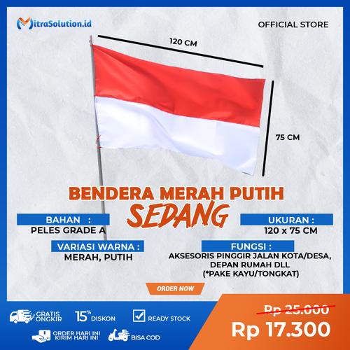 Jual Bendera Merah Putih Sedang (120 x 75 CM) - Kab. Garut - Mitra ...