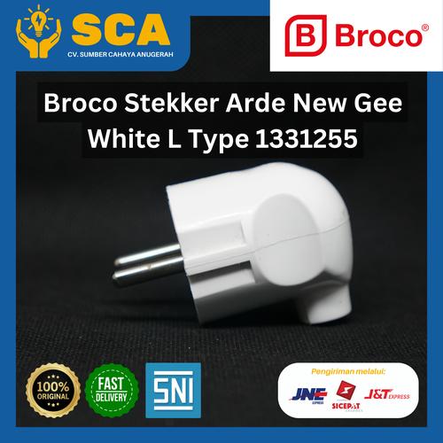 Jual Broco Stekker / Steker / Colokan Arde New Gee White L Type 1331255 ...
