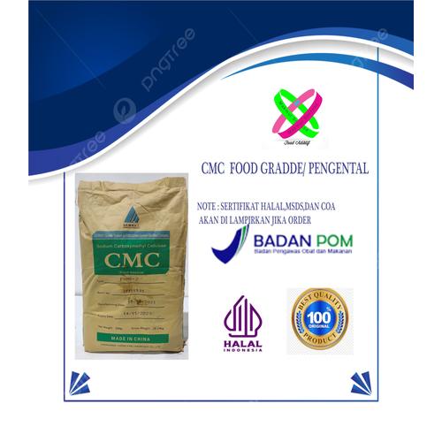 Jual CMC (Carboxymethyl Cellulose) FOOD GRADE . Packingan@ 1 kg dan 25 ...