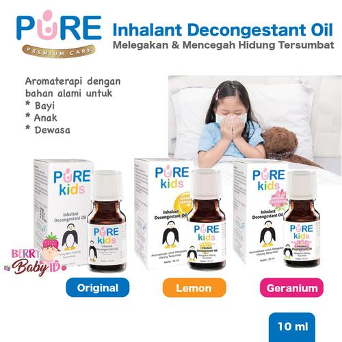 Jual Purekids Pure Kids Inhalant Decongestant Oil Obat Hidung Tersumbat ...