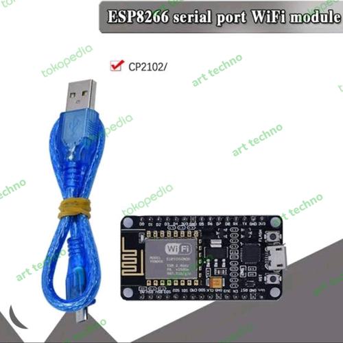 Jual NodeMCU V2 AMICA +Kabel Micro Usb WIFI Esp8266 V3 IOT ESP-12 4MB ...