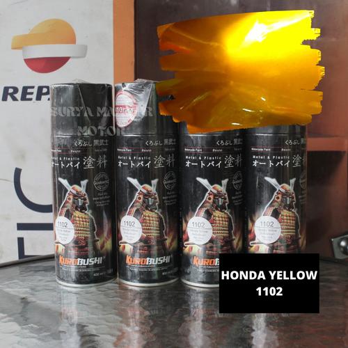 Jual Pilok/Pilox Samurai Paint 1102 Honda Yellow Cat Semprot Kuning Emas - Kota Malang - Surya ...