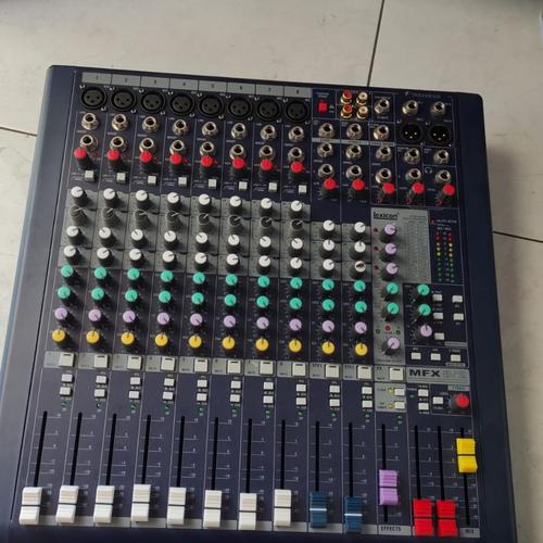 Jual Mixer Audio Soundcraft MFX8/2 MFX8 Grade A 8 Chanel 2 Aux 2 Group ...