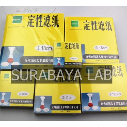 Promo Qualitative filter paper / kertas saring laboratorium - 7cm ...