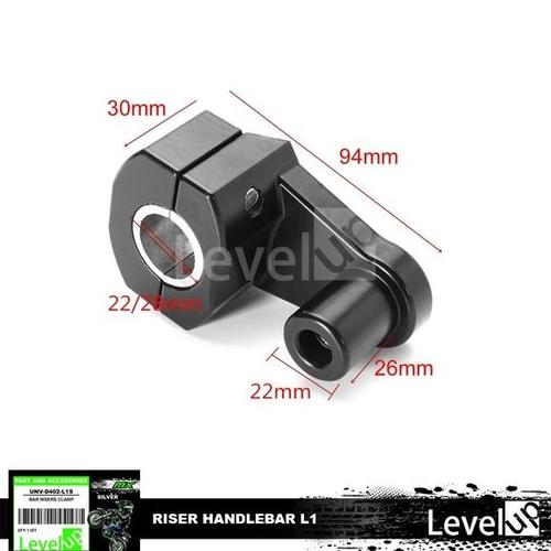 Jual Level Up Riser stang Tinggi - Riser stang 28mm - Riser Stang 22mm ...