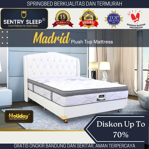 Jual Kasur Springbed Sentry Sleep Madrid Matras Lovina Fullset Murah ...