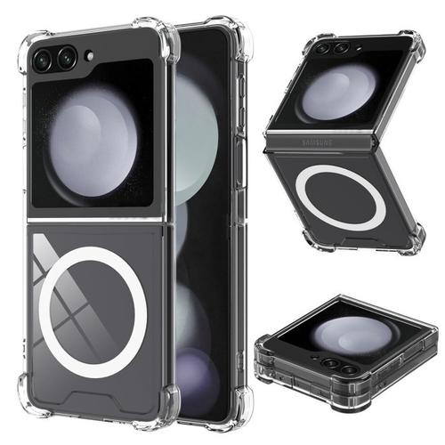 Jual SAMSUNG GALAXY Z FLIP 5 5G CASE MAGSAFE HYBRID CLEAR WIRELES ...