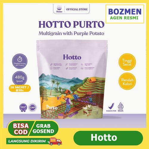 Jual Hotto Purto Multigrain with Purple Potato 1 POUCH isi (16 Sachet ...