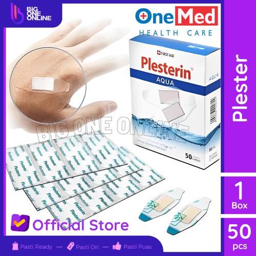 Promo OneMed Plesterin Aqua, Plester Luka Transparan, Plaster Kedap Air ...