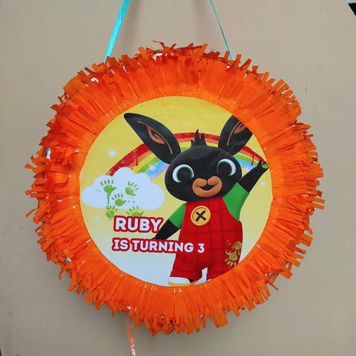 Jual Pinata Pukul Bulat Ulang Tahun Karakter Bing Diameter 40 CM ...