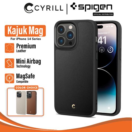 Jual Case iPhone 14 Pro Max Plus Cyrill Kajuk MagSafe Hybrid Leather Casing - Jakarta Barat ...