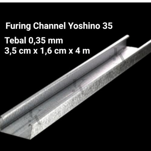 Jual Metal furing 0,35mm - 4m / furing / metal puring / partisi ...