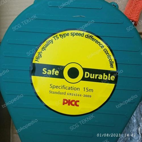 Jual Fall arrester 15 meter self retractable lifeline safety prevention ...
