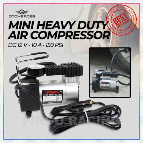 Jual Terbaik Pompa Angin DC 12V Mini Heavy Duty Air Compressor 150 PSI ...