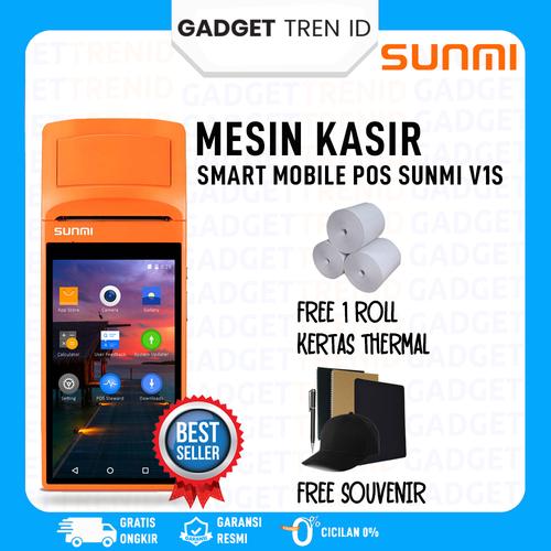 Promo Mesin Kasir Android Portable SUNMI V1s 1/8GB POS Thermal Printer ...