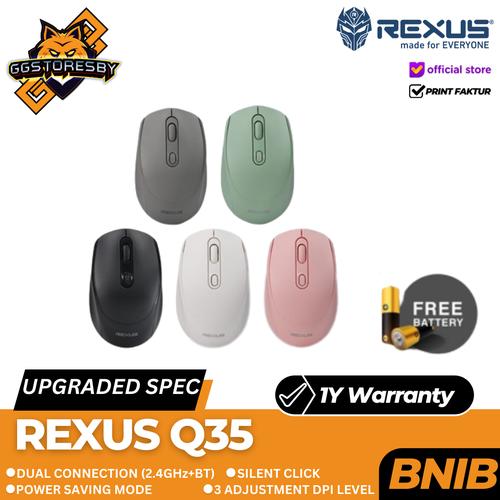 Jual REXUS Q35 OFFICE WIRELESS Mouse - WHITE - Kota Surabaya ...