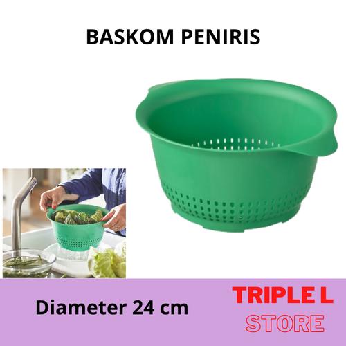 Jual Baskom Wadah Saringan Keranjang Peniris Cuci Buah Sayuran - Kota ...