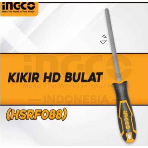 Jual Round Steel File 8 inch INGCO HSRF088 - Kikir Besi Bulat - Kota ...