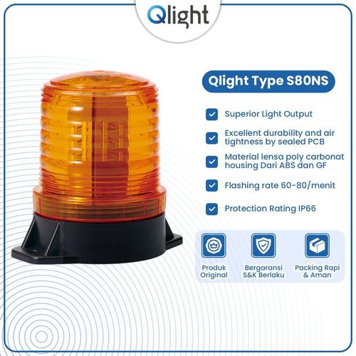 Jual Lampu Rotary Qlight LED S80NS untuk Truk Bis alat berat dan ...