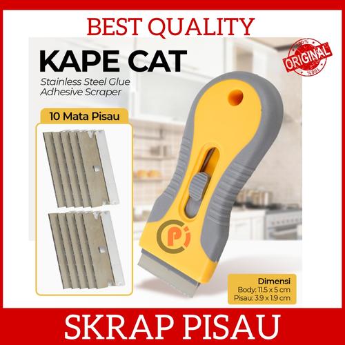 Jual Skrap Pisau Refill Pengupas Cat Stiker Sticker Serbaguna Scraper ...