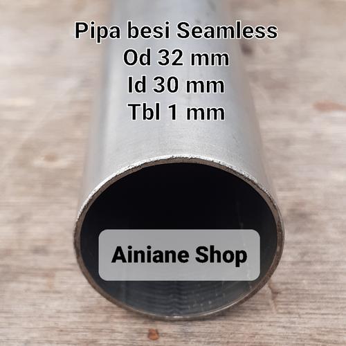 Jual Pipa Besi Seamless Od 32 mm / Id 30 mm Tebal 1 mm Panjang 20 cm ...