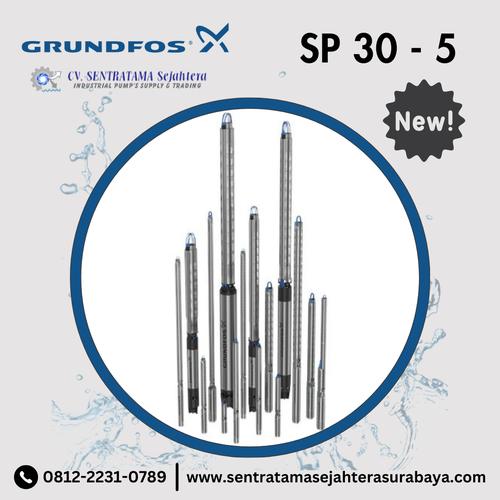 Jual Pompa Grundfos Submersible Deepwell SP 30-5 (3 phase) + RESIN ...
