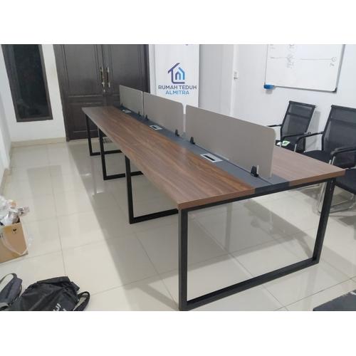 Jual Meja Staff Kantor Workstation Call center Modular 8 - 6 orang WS ...