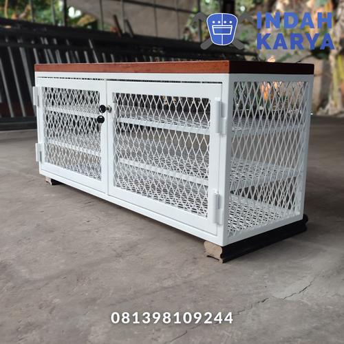 Jual industrial shoe bench / rak sepatu / modern shoe bench serbaguna ...