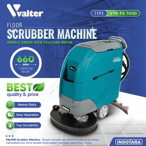 Promo Mesin Penyikat / Pembersih Lantai Floor Scrubber - Valter - VTR-FS 700D Cicil 0% 3x - Kab ...
