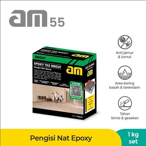 Jual AM EPOXY NAT AM 55 Tile Grout - NAT SEUMUR HIDUP kemasan 1kg ...