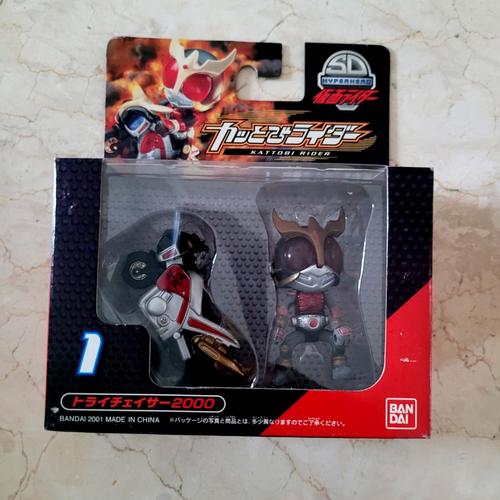 Jual Bandai SD Hyper Hero Kattobi Rider: Masked Rider Kuuga&Trychaser ...