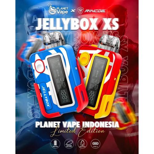 Jual JELLYBOX XS POD KIT HEROES EDITION AUTHENTIC RINCOE X PLANET VAPE ...