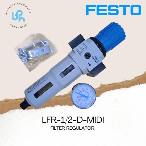Jual LFR-D-MIDI / LFR-1/2-D-MIDI FESTO FILTER REGULATOR LUBRICATOR ...