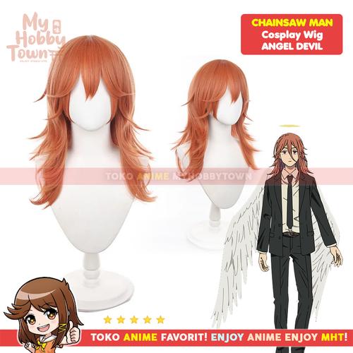 Jual Wig Rambut Palsu Cosplay Anime Chainsaw Man : Angel Devil - Kab ...