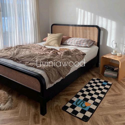 Jual Duno tempat tidur rotan rattan minimalis kayu jati solid,ranjang ...