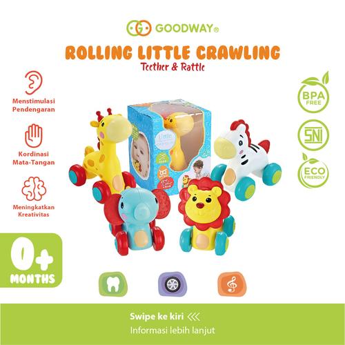 Promo Goodway Rolling Animal Series Mainan Anak Bayi Model Hewan ...