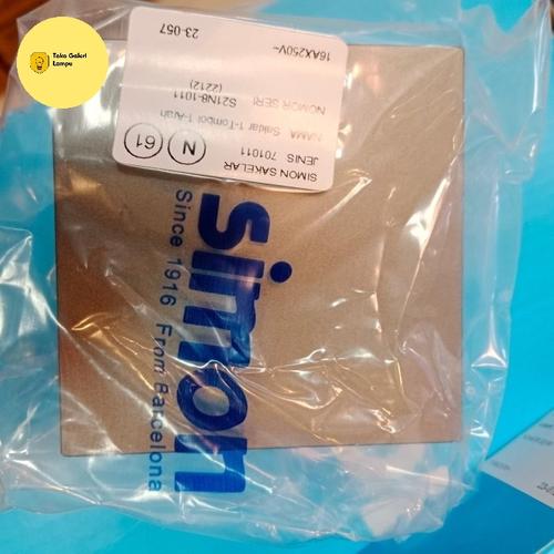 Jual SIMON I7 GREY SAKLAR ENGKEL 1 GANG 1WAY SWITCH - Jakarta Pusat ...