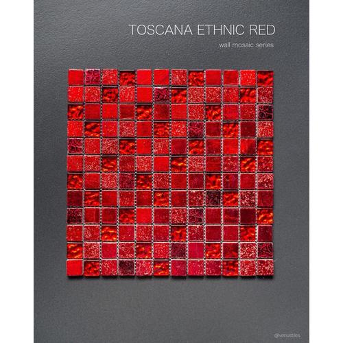 Jual Mozaic Mozaik Mosaic Mosaik Type Toscana Ethnic Red - Venus Tiles ...
