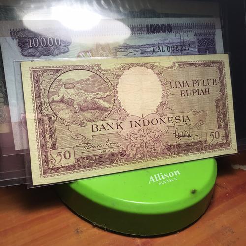 Jual Uang 50 Rupiah Seri Hewan Buaya 1957 Mulus - Kab. Banjar - AB ...