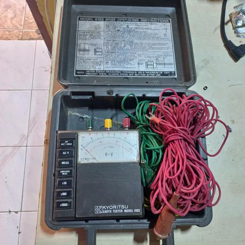 Jual Megger grounding tester analog KYORITSU 4102 original - Kota ...